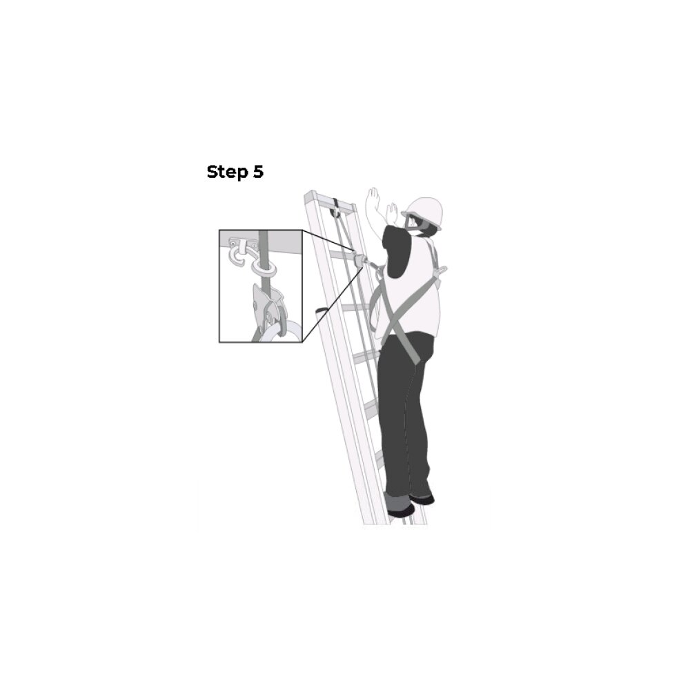 Extension Ladder Euro Fall Control FEU-FC | Certex Latvija