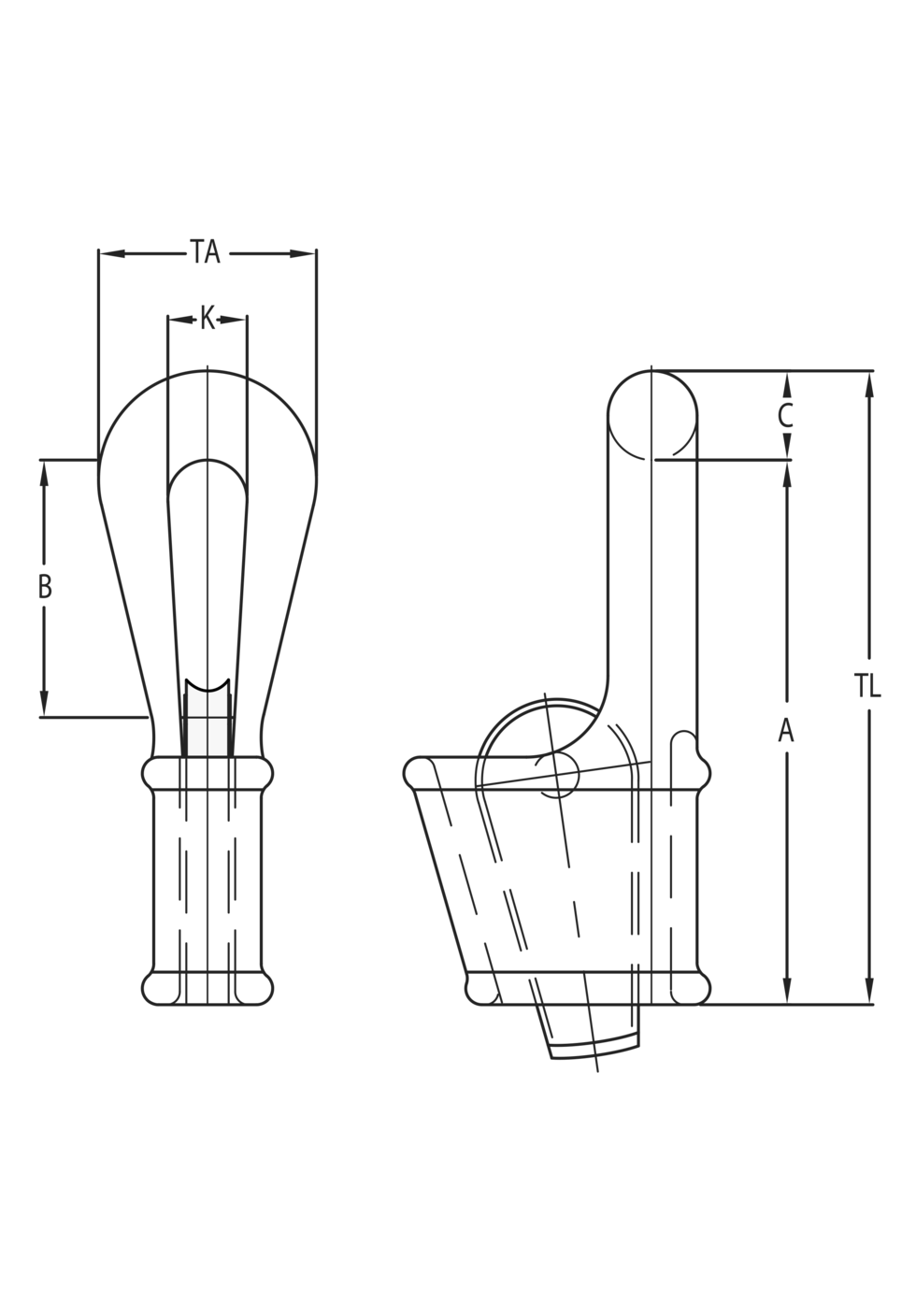 Closed Wedge Socket Ropeblock CWS | Certex Latvija